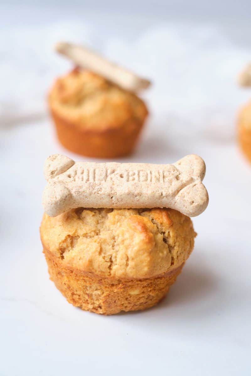 Easy Banana Peanut Butter Pupcakes | It's A Vizsla